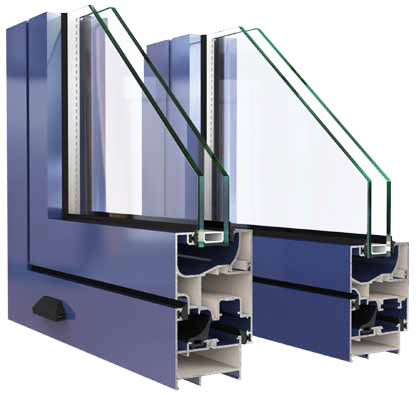 EUROPA 850. New Economical Aluminium window with simple straight lines ...